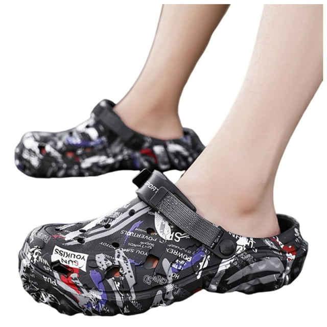 Mens Clogs Garden Shoes Waterproof Barefoot Outdoor Beach Walking ...