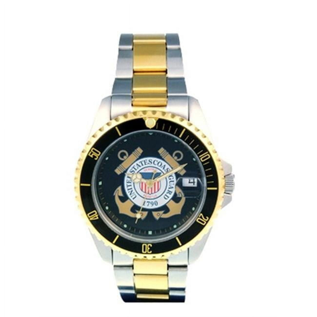 Mens Coast Guard Military Watches Two Tone - Walmart.com