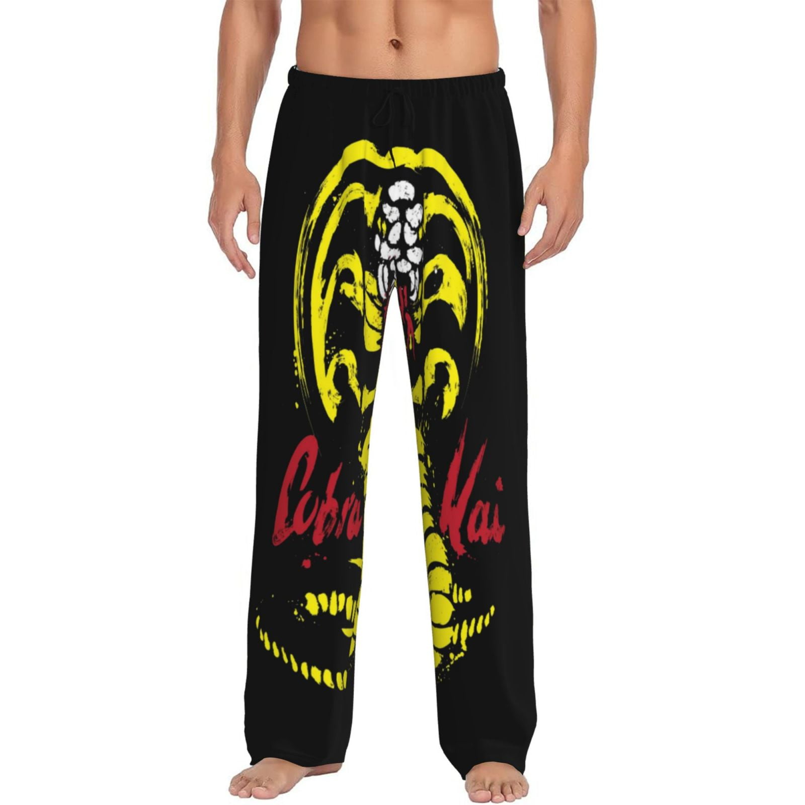 Mens Cobra Kai Pajama Pants Soft Lightweight Pajama Pants Cartoon Pajama Bottoms - Walmart.com