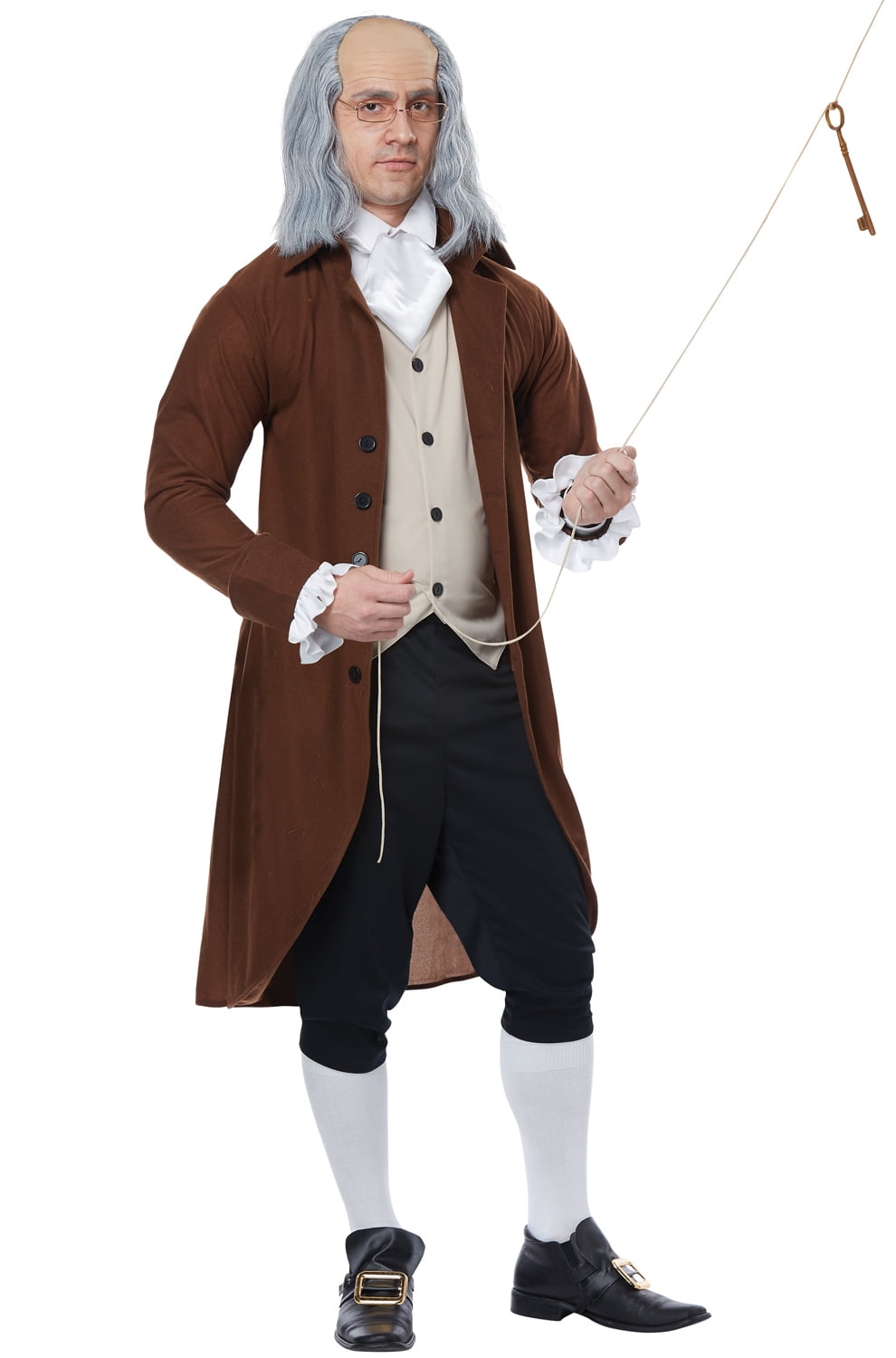 Mens Colonial Man Benjamin Franklin Costume size XL - Walmart.com