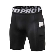 Compression Shorts Men Spandex Shorts Quick Dry Athletic Sport Workout ...