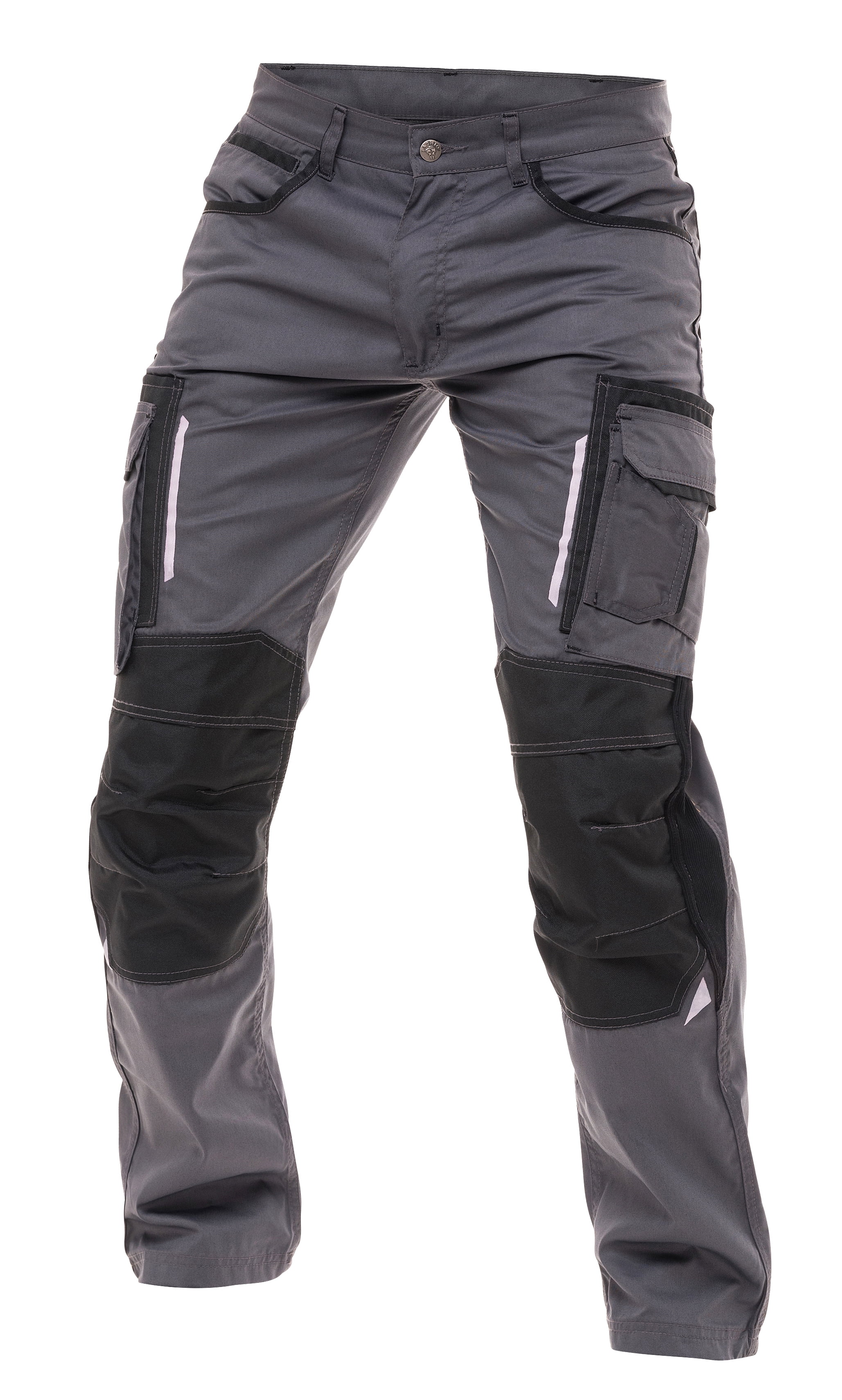 Mens Construction Pants Utility Work Heavy Duty Workwear Trousers ...