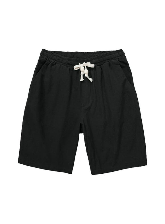 Cotton Drawstring Shorts Mens