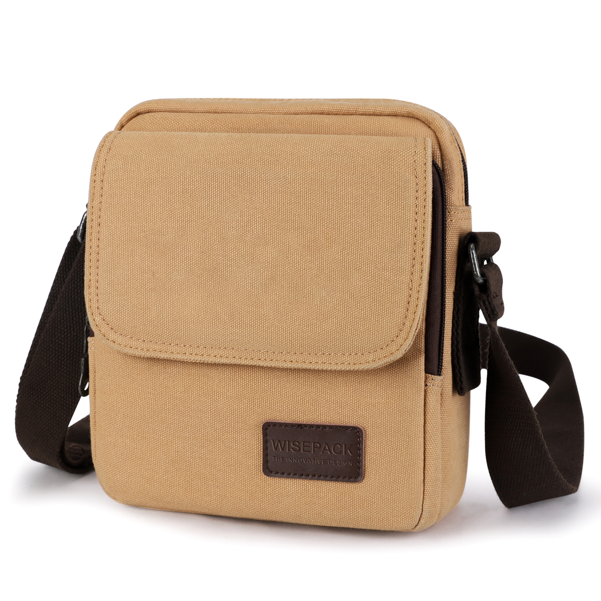 SPRING PARK Men Messenger Bag Shoulder Bag Canvas Cross Body Sling Pack ...