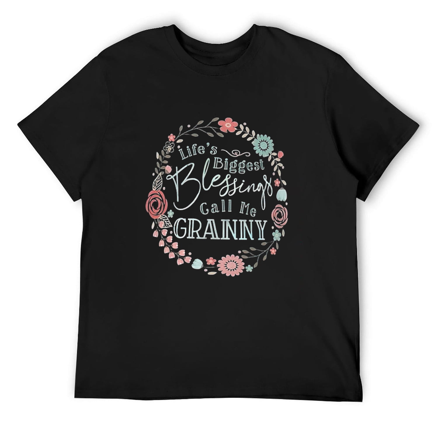 Mens Cute Granny T-Shirt Grandmother Shirt Granny Tee Black X-Large - Walmart.com
