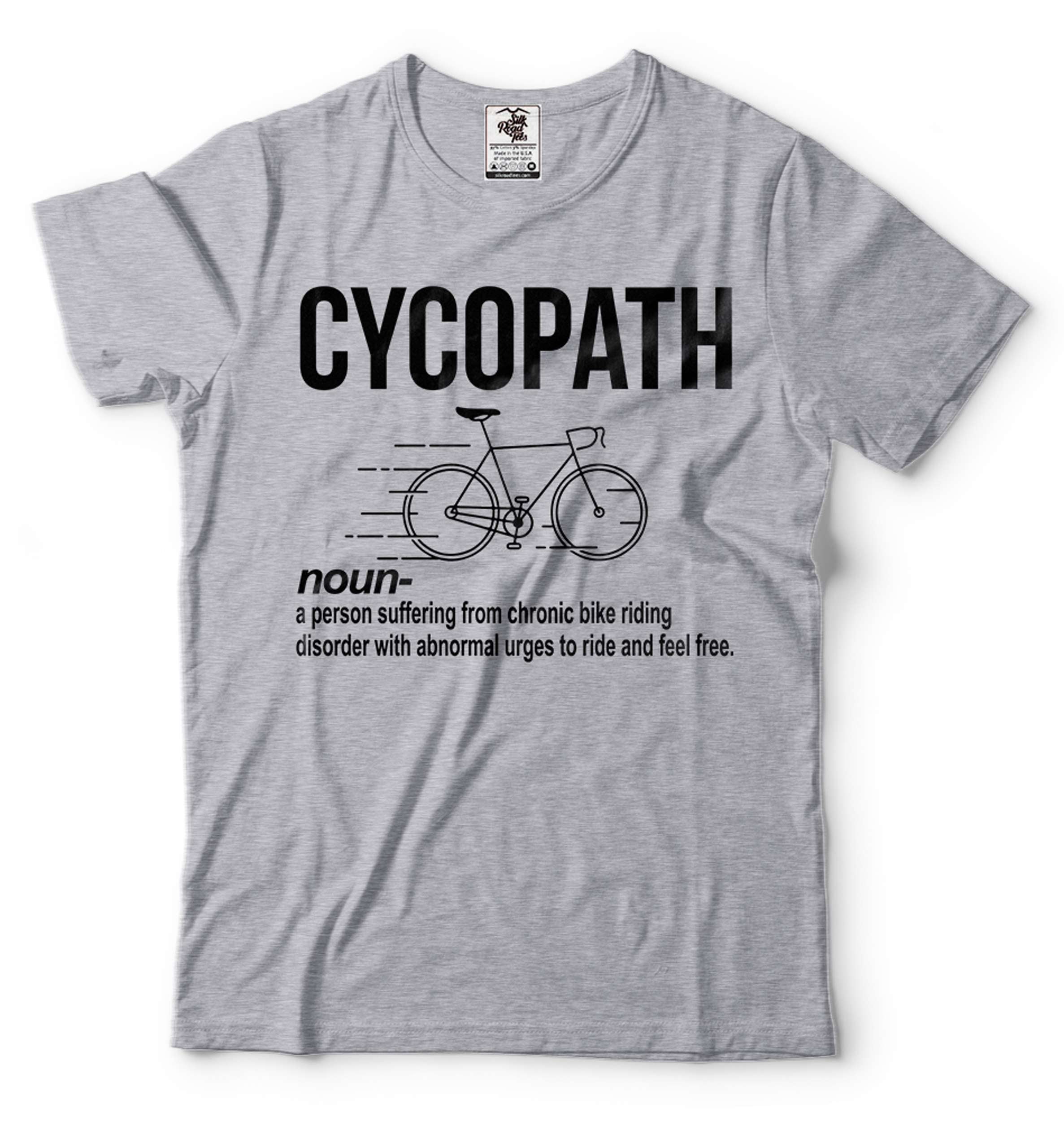 Mens Cycopath Definition Shirt Funny Bike Bicycle Shirts Biker Gifts ...