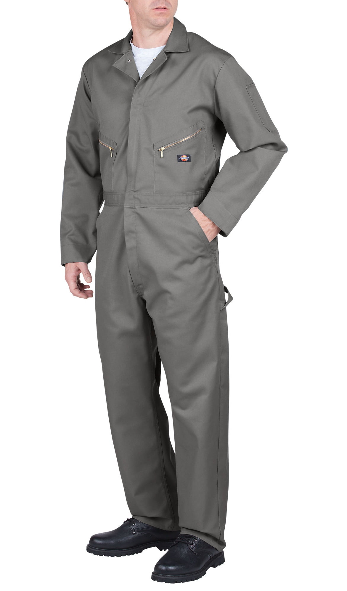 Mens Deluxe Blended Coverall, Gray - L S - Walmart.com