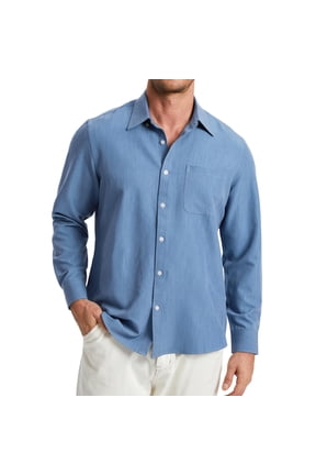 Men's Denim Shirts Collection with Various Styles and Colors
