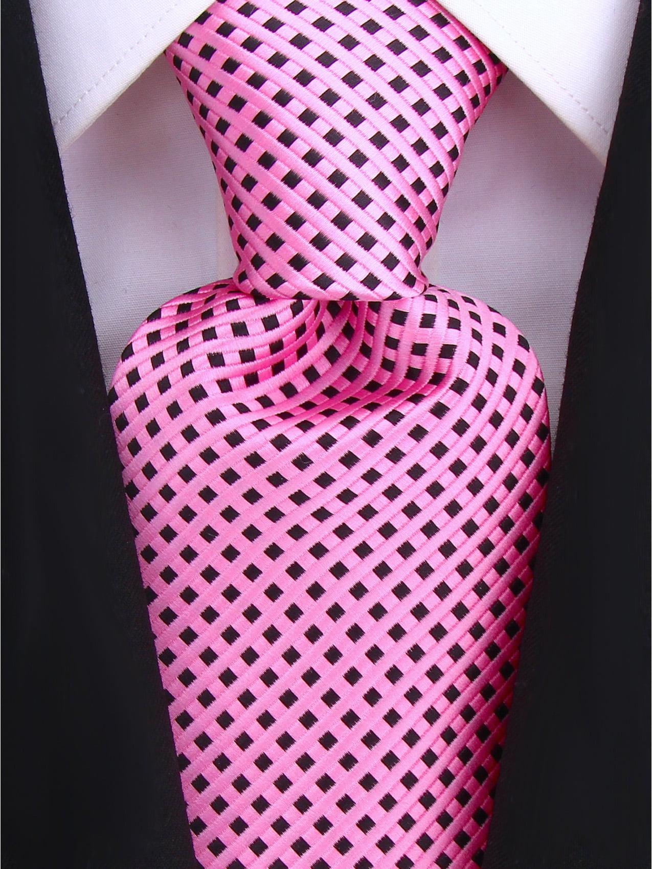 Mens Diamond Pattern Necktie by Scott Allan - Mens Tie - Walmart.com