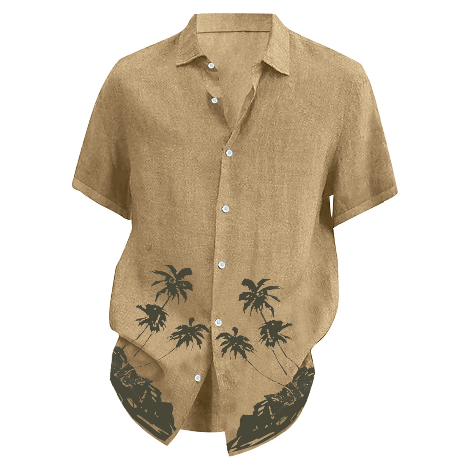 Mens Digital 3D Printed T Shirt Short Sleeved Shirt Top Lapel - Walmart.com