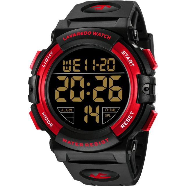 Mens Digital Watches Waterproof Sport Watch LED Backlight, Running ...