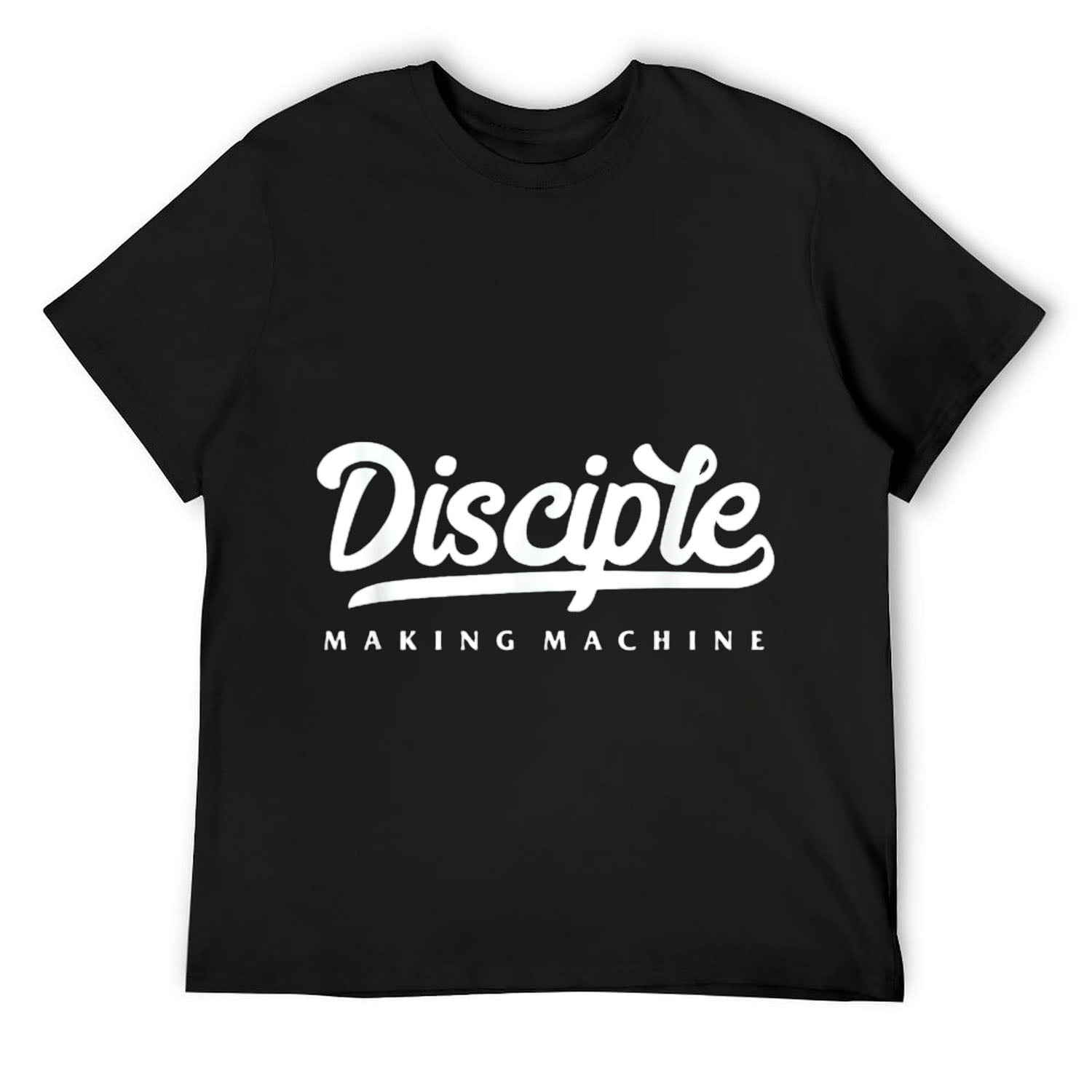 Mens Disciple Making Machine Faith Based Jesus Follower Christ T-Shirt ...