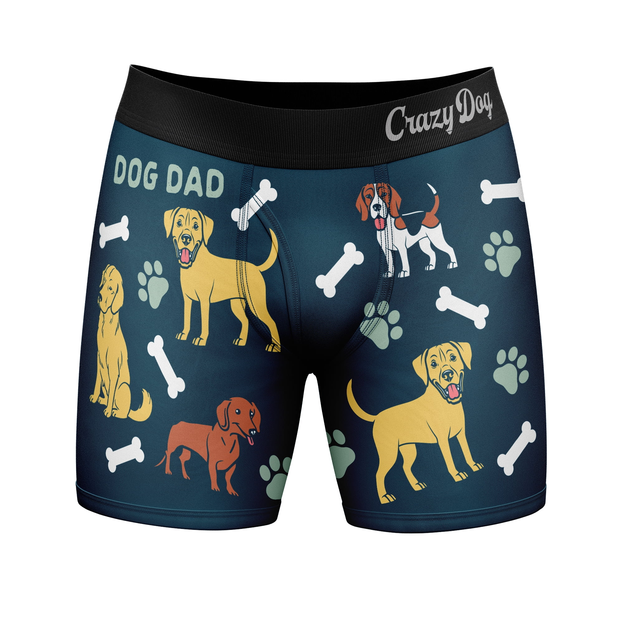 Mens Dog Dad Boxer Briefs Funny Saying Cool Gift Hilarious Underwear ...