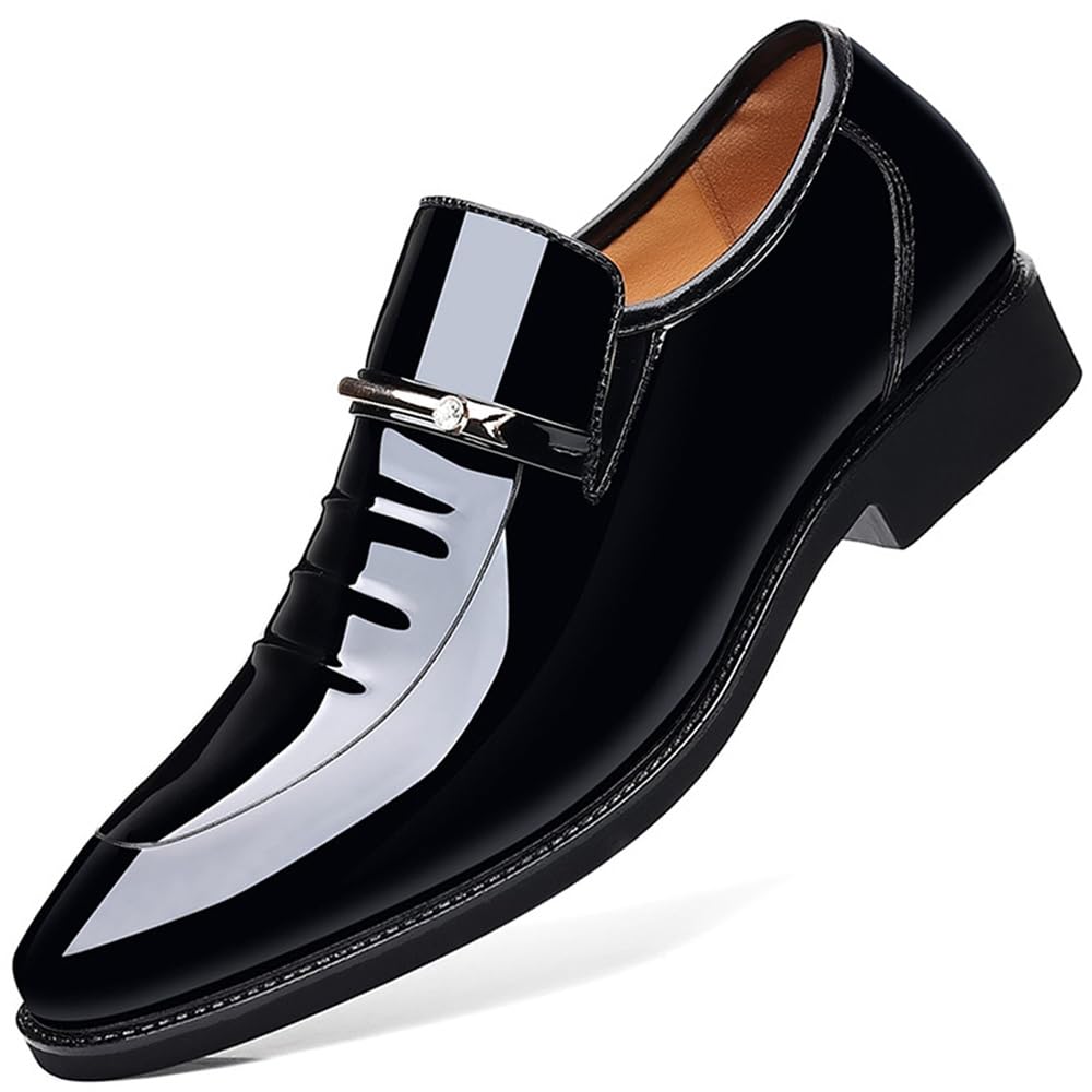 Journey West Mens Penny Loafers with Genuine Leather Business Dress ...