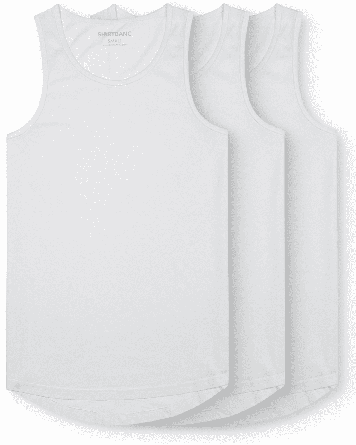 Mens Drop Cut Tank Tops Scallop Bottom Dropcut Tank for Men Singles and ...