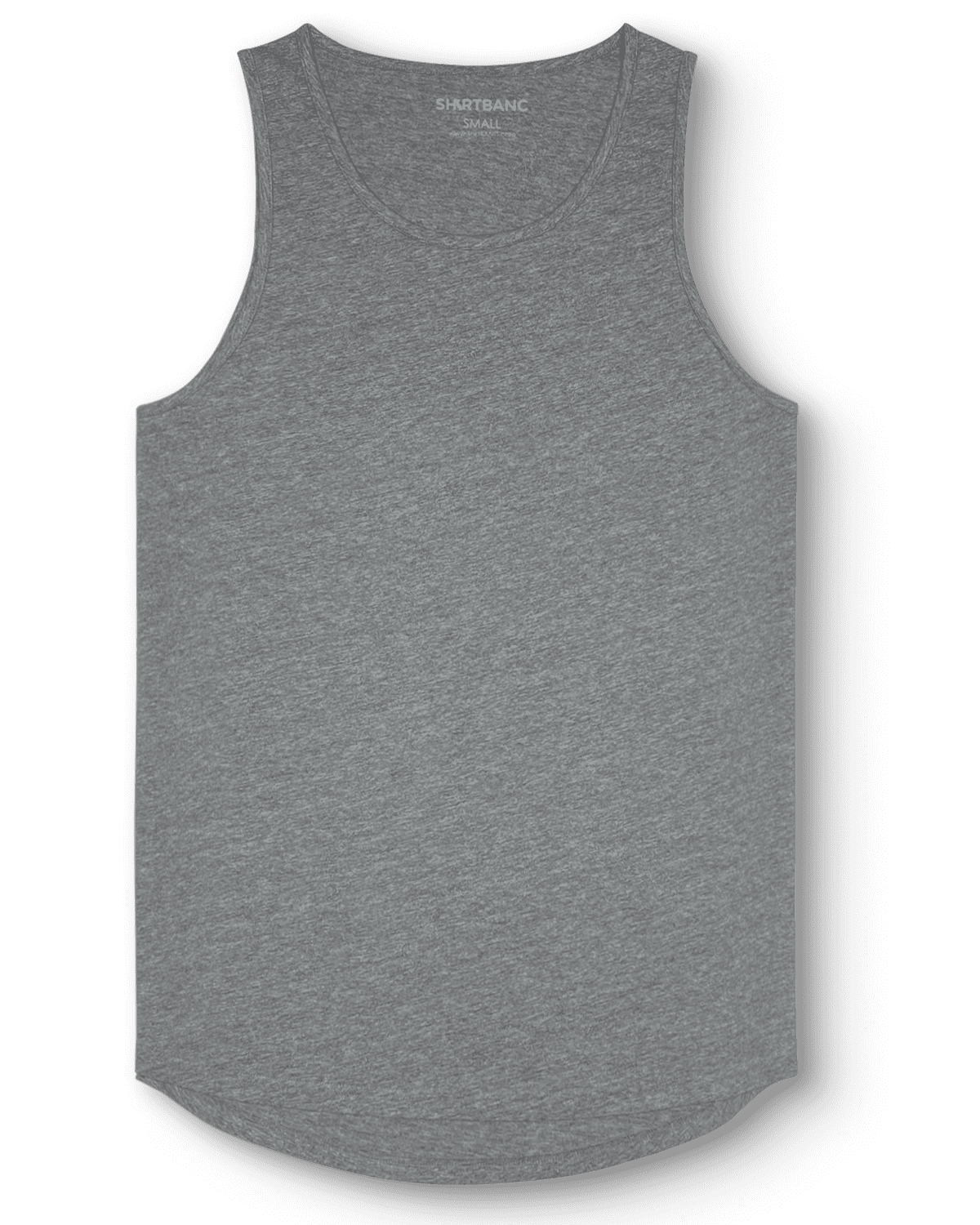 Mens Drop Cut Tank Tops Scallop Bottom Dropcut Tank for Men Singles and ...