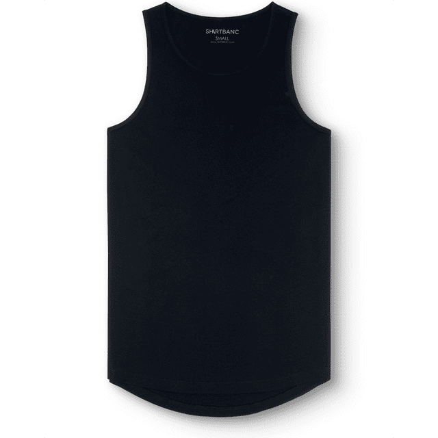 Mens Drop Cut Tank Tops Scallop Bottom Dropcut Tank for Men Singles and ...