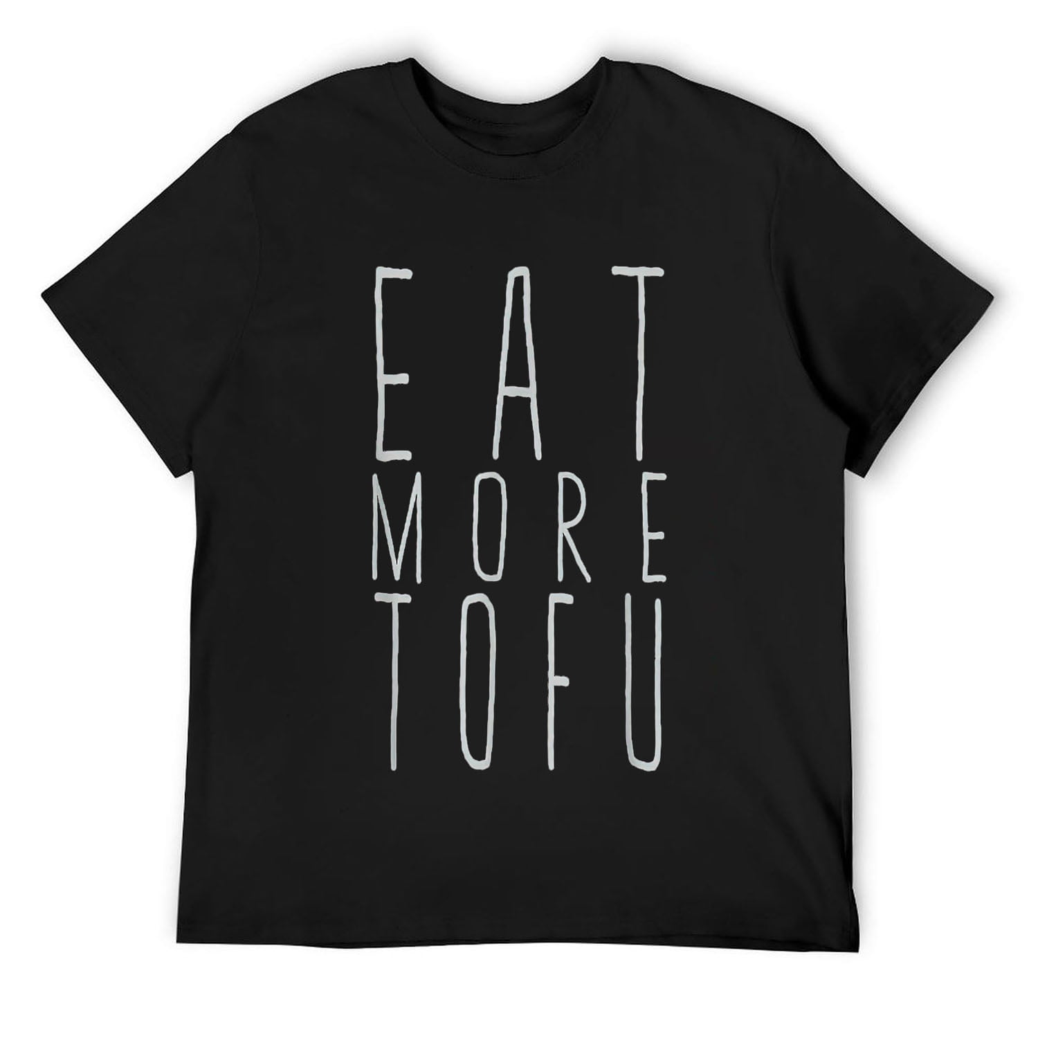 Mens Eat more Tofu T-shirt for Asian Food Lovers and Vegans Black ...