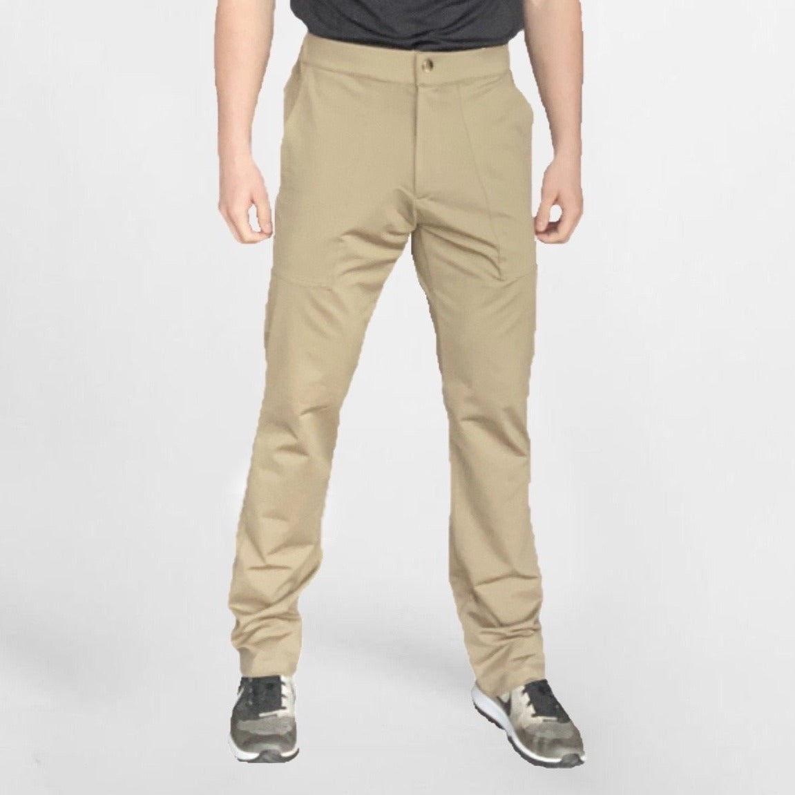 Mens Elasticized Waist UPF 50+ Long Pants - Walmart.com