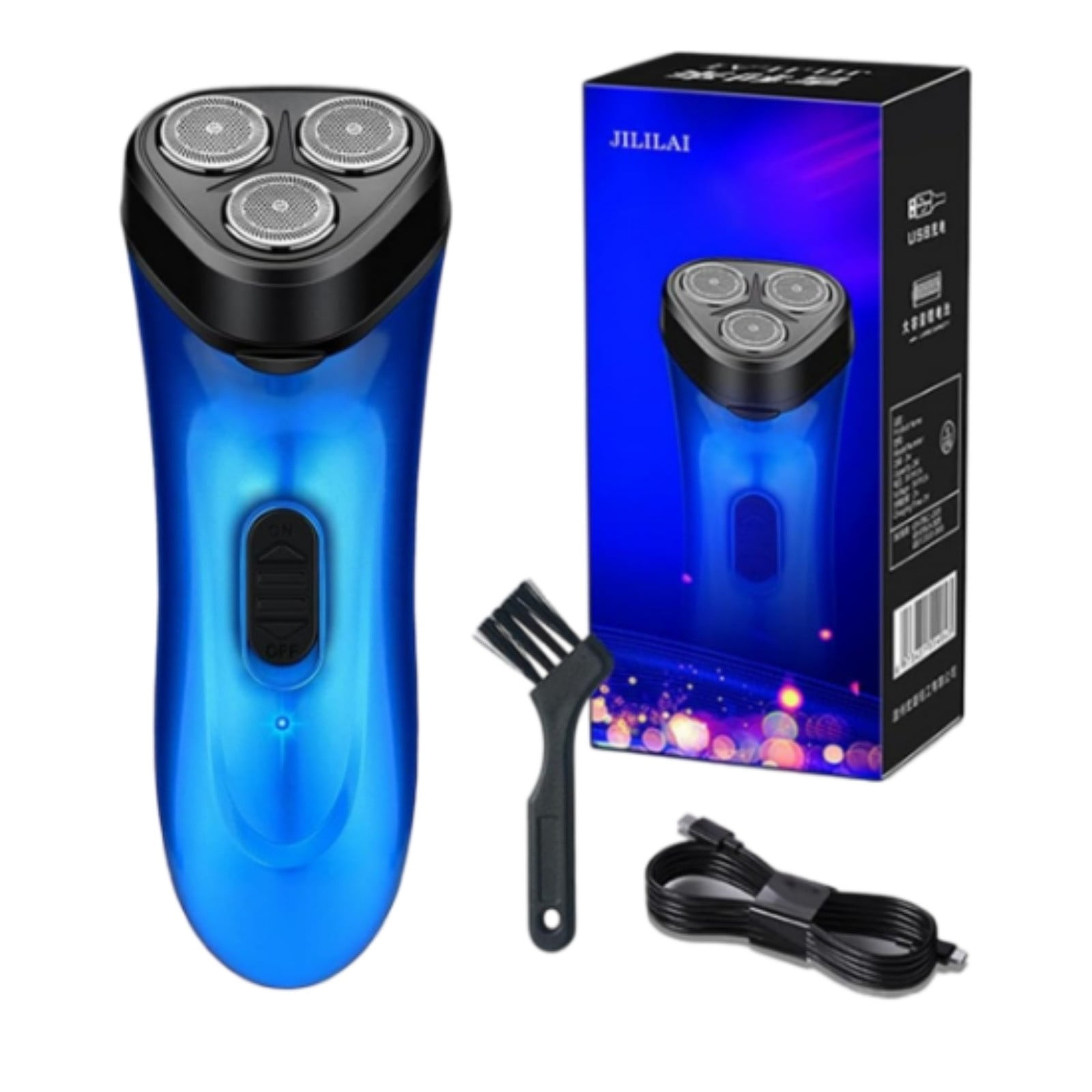 Mens Electric Mens Facial Hair Trimmers Hand Washer One Charger Stand