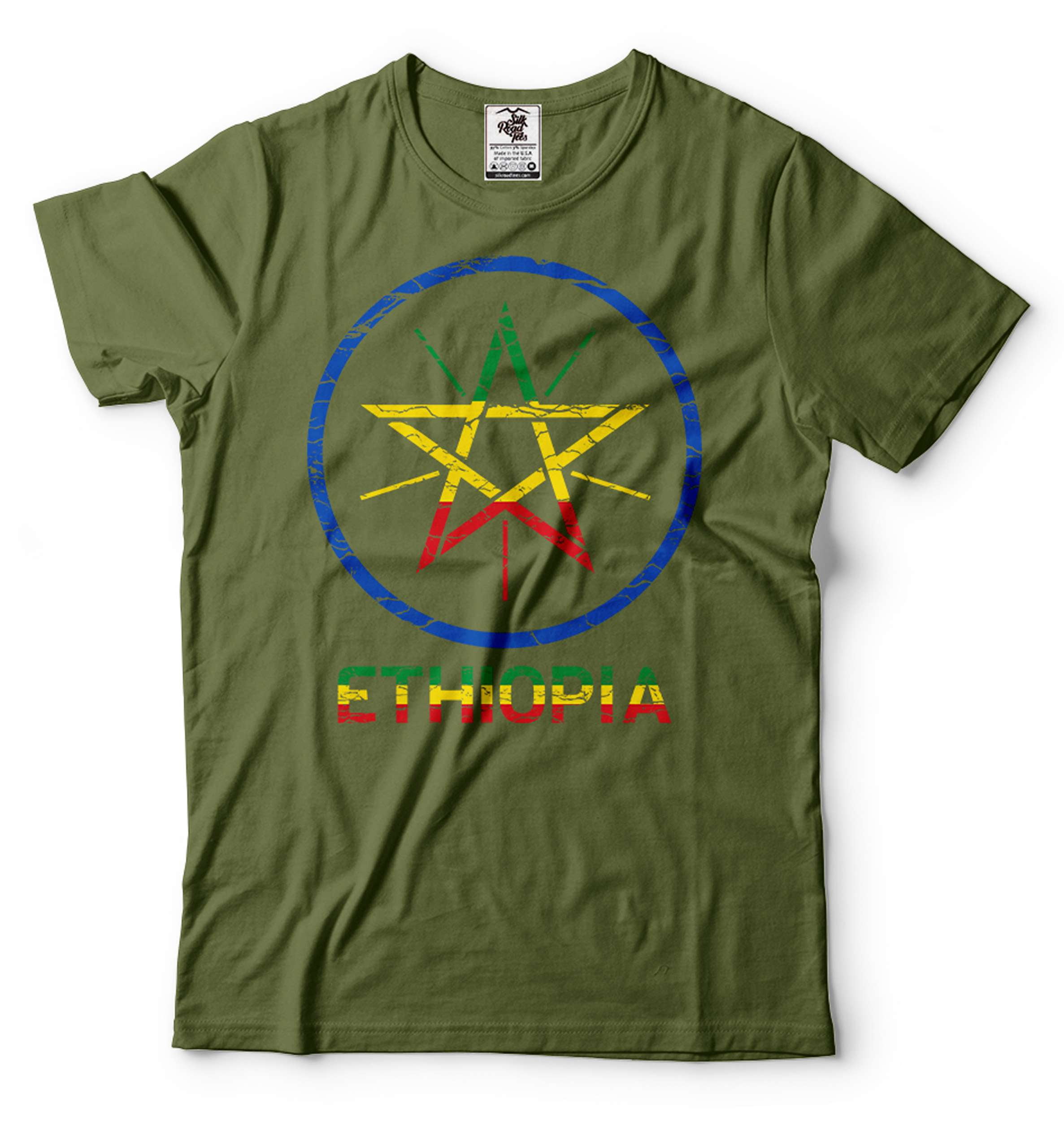 Mens Ethiopia shirt Ethiopian Shirt Ethiopian Gifts Ethiopia Patriotic ...