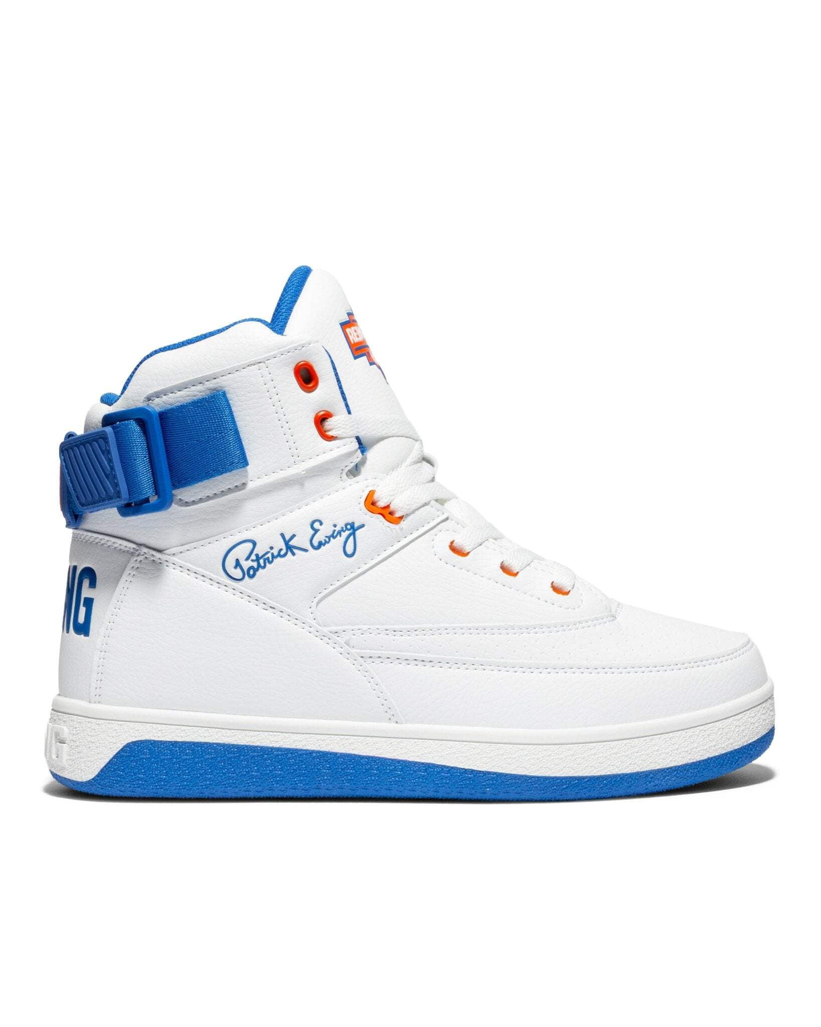 Ewing Men's 33 HI x ORION HYBRID White/Blue/Orange - Durable Leather ...