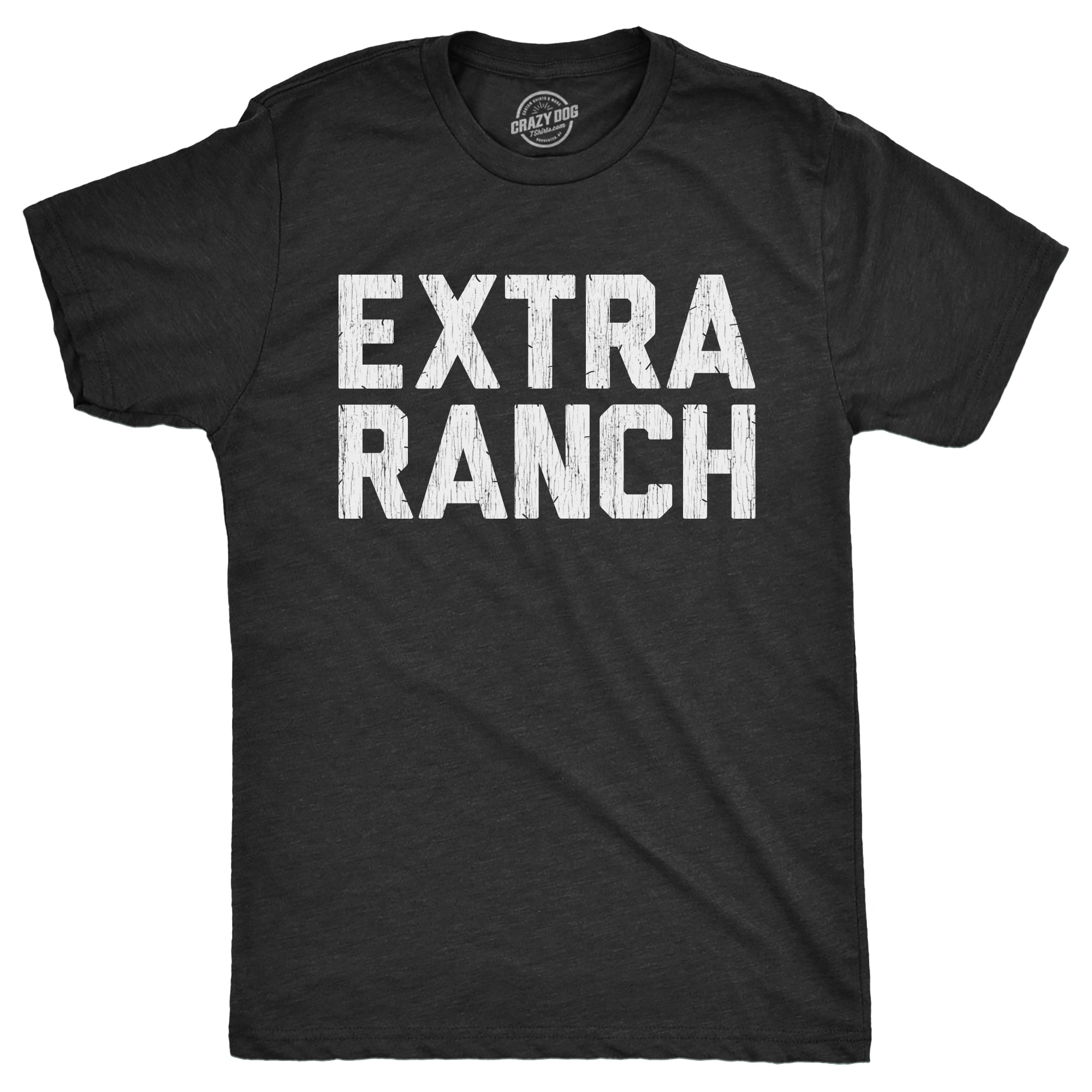 Mens Extra Ranch T Shirt Funny Dipping Sauce Buffalo Wings Dressing ...