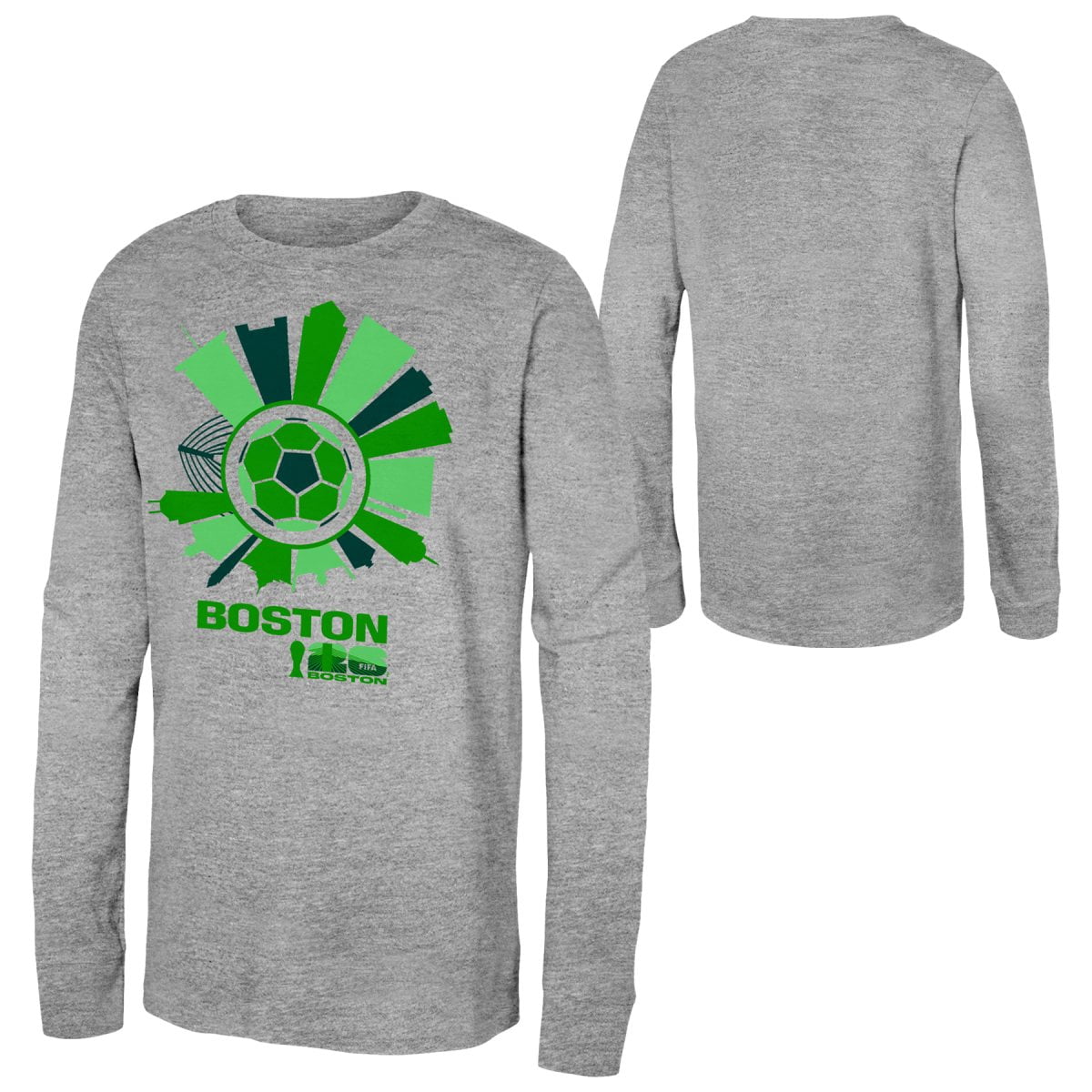 Mens FIFA City LS Tee Boston M - Walmart.com
