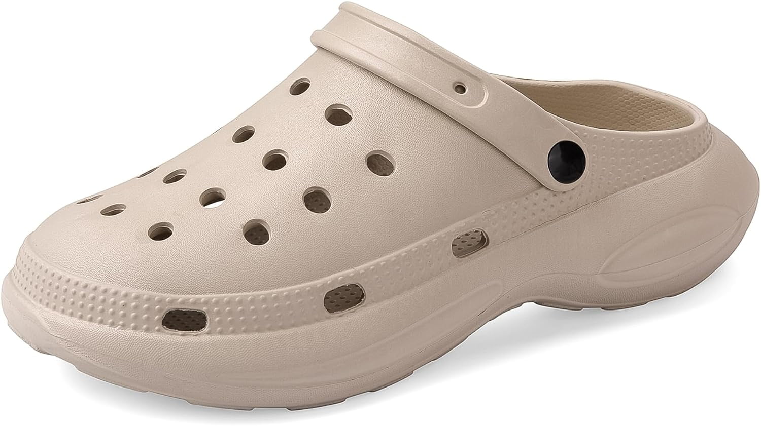 Mens Fashion Platform Clogs Closed Toe Garden Shoes Slip on Indoor ...