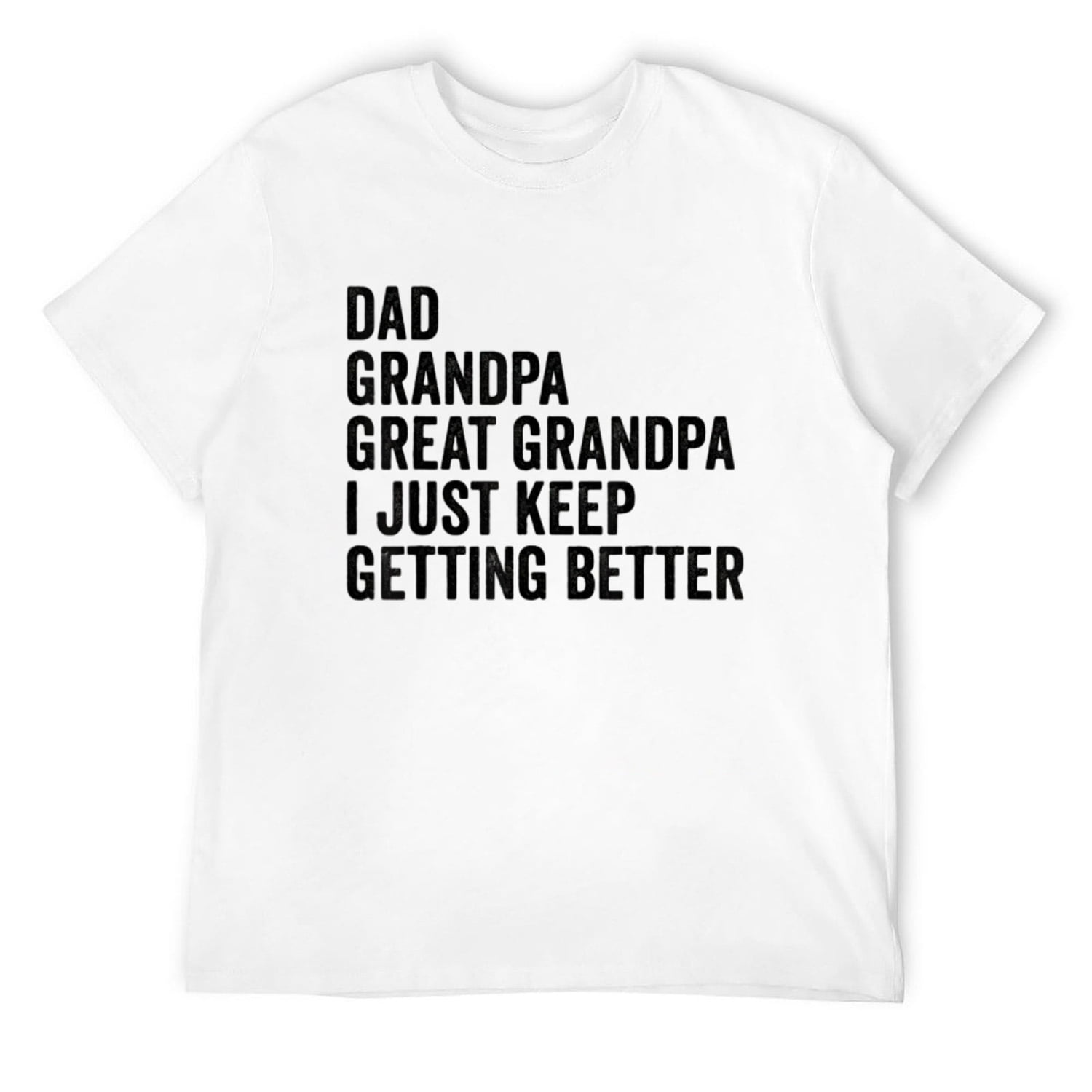Mens Fathers Day Grandpa From Grandkids Dad Great Grandfather T-Shirt ...