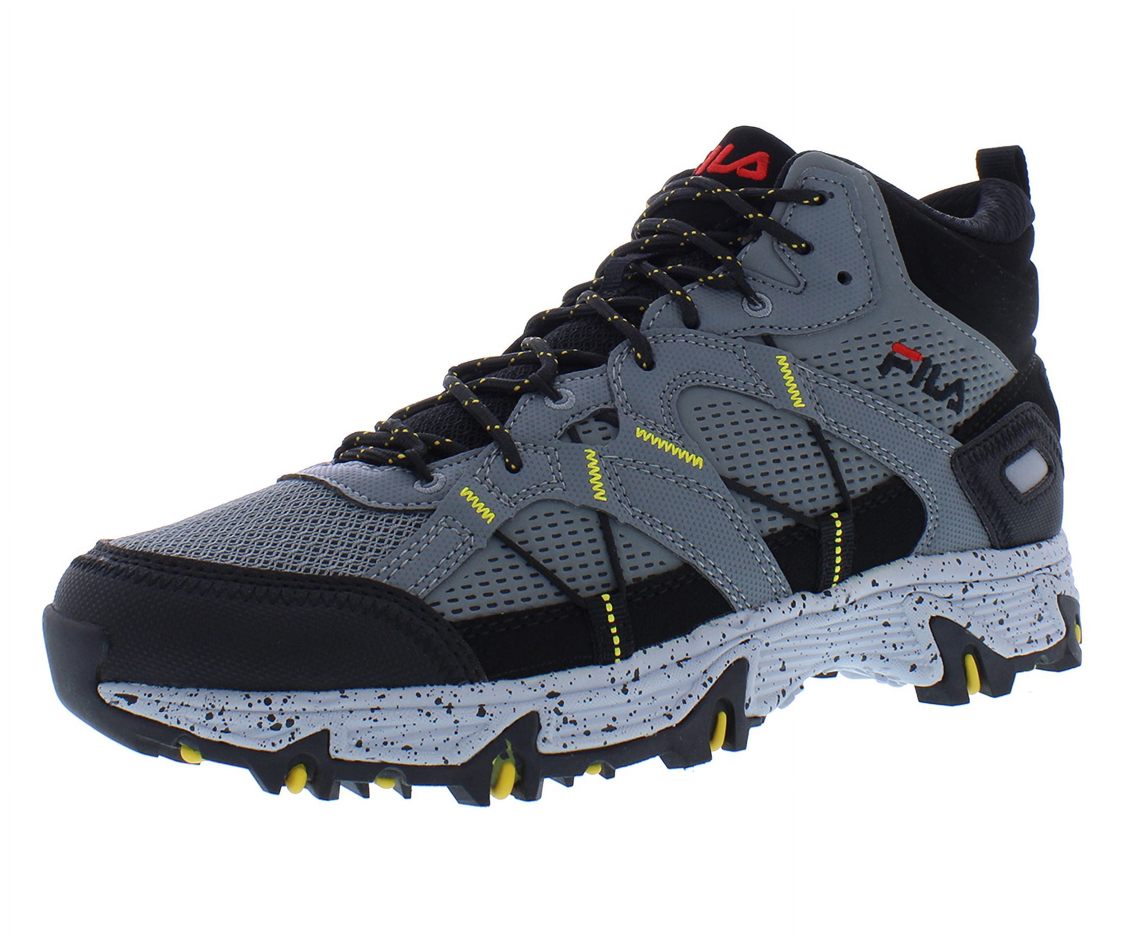 Mens Fila GRAND TIER MID Shoe Size: 8.5 Monument - Black - Lemon ...