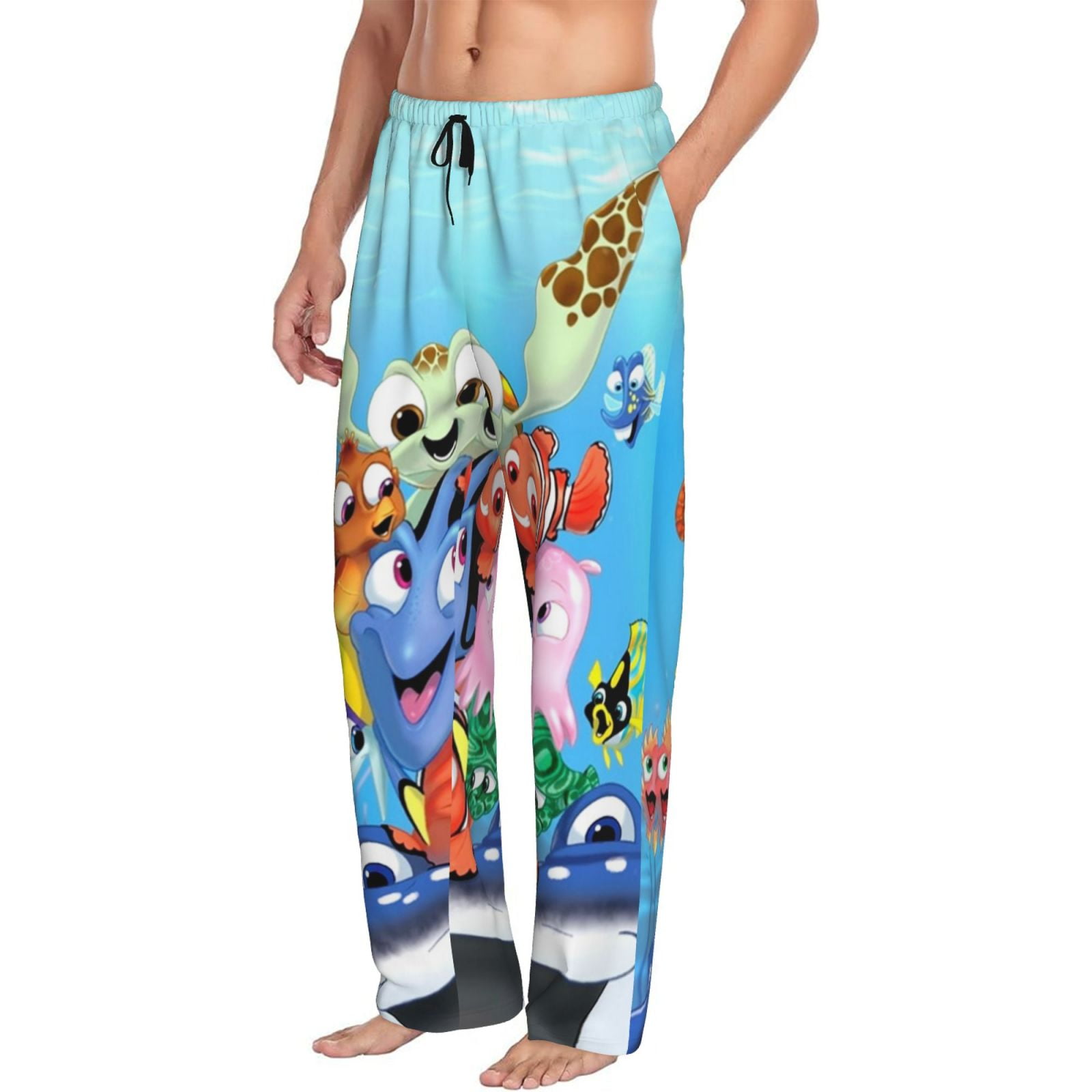 Mens Finding Nemo Pajama Pants Soft Lightweight Pajama Pants Cartoon ...