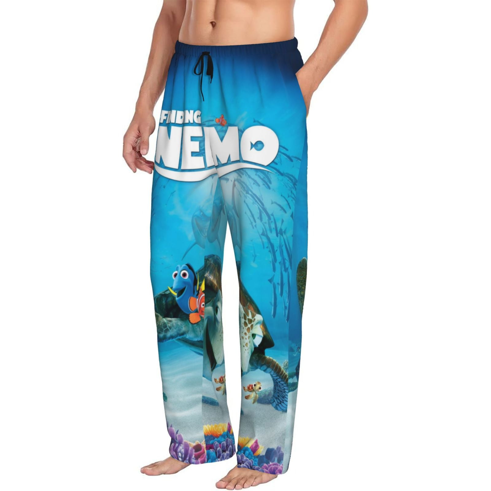 Mens Finding Nemo Pajama Pants Soft Lightweight Pajama Pants Cartoon ...