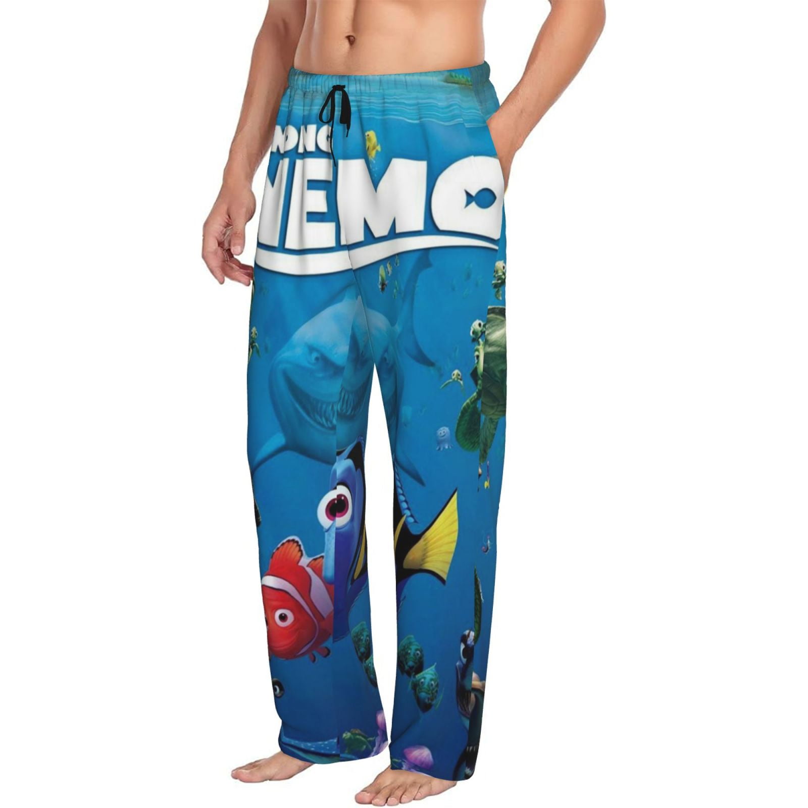 Mens Finding Nemo Pajama Pants Soft Lightweight Pajama Pants Cartoon ...