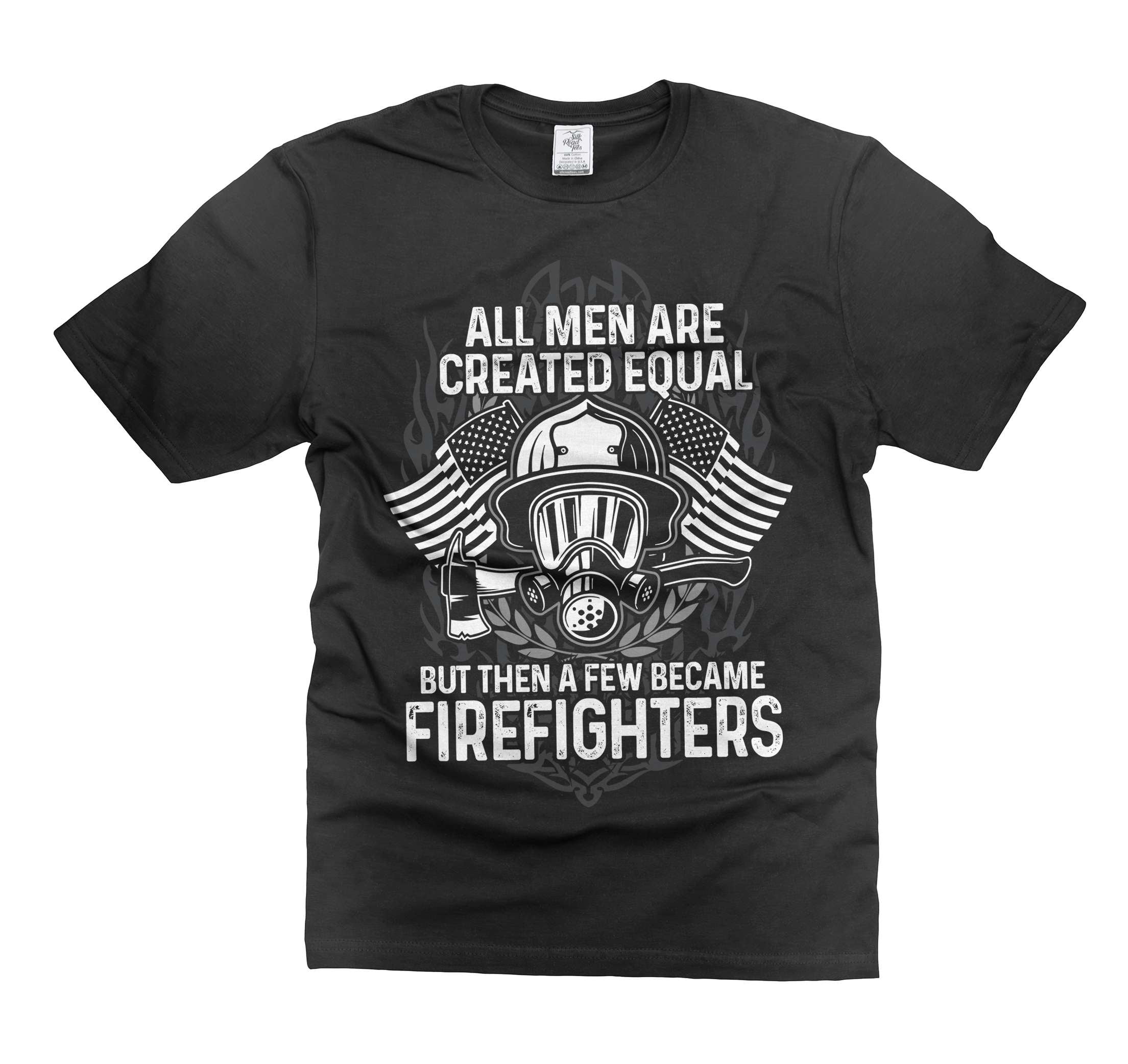 Mens Firefighter T-shirt Firefighter Funny Saying T-Shirt Firefighter ...