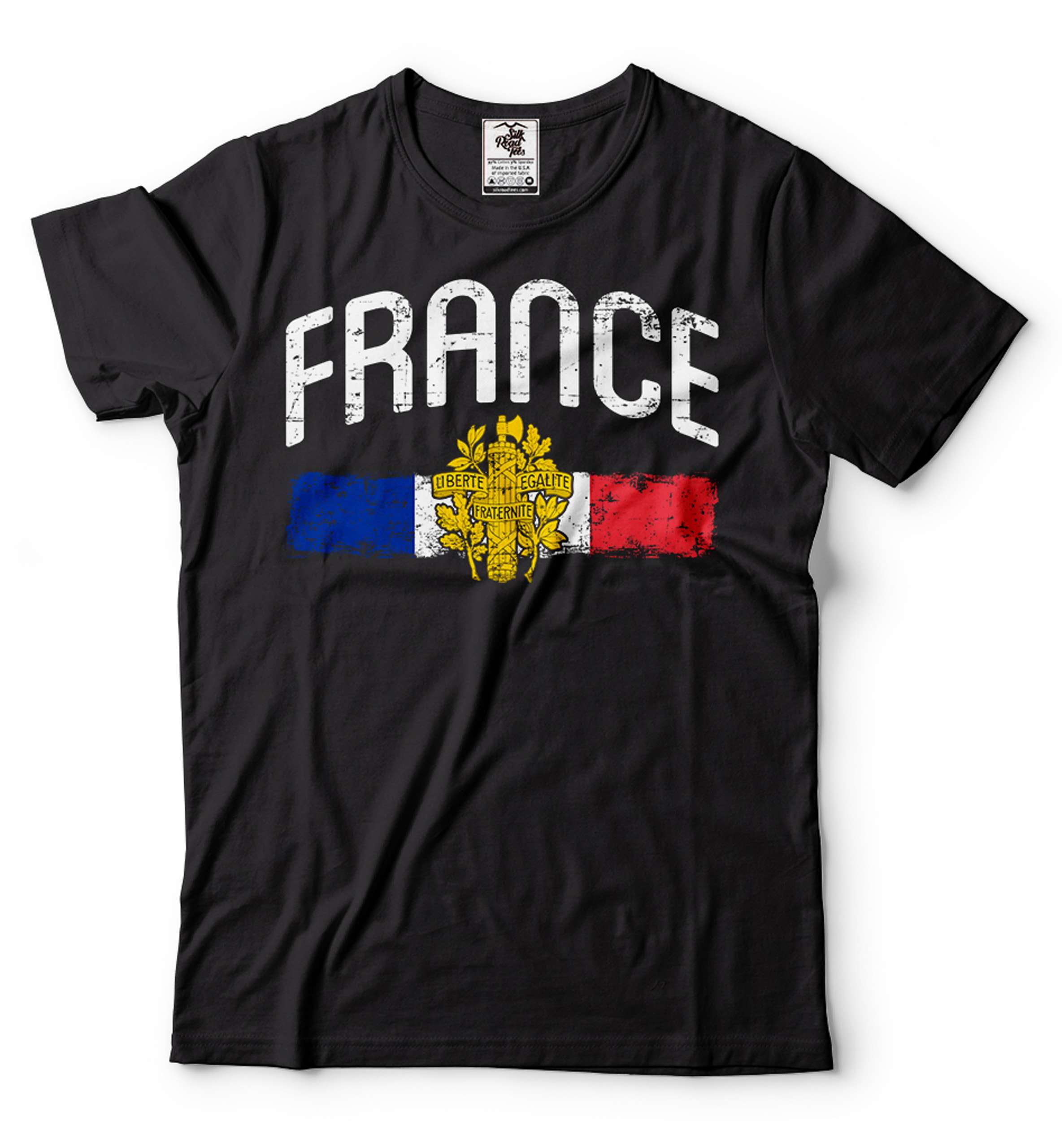 Mens France T-Shirt France Flag Shirt La France Shirt French Shirts ...