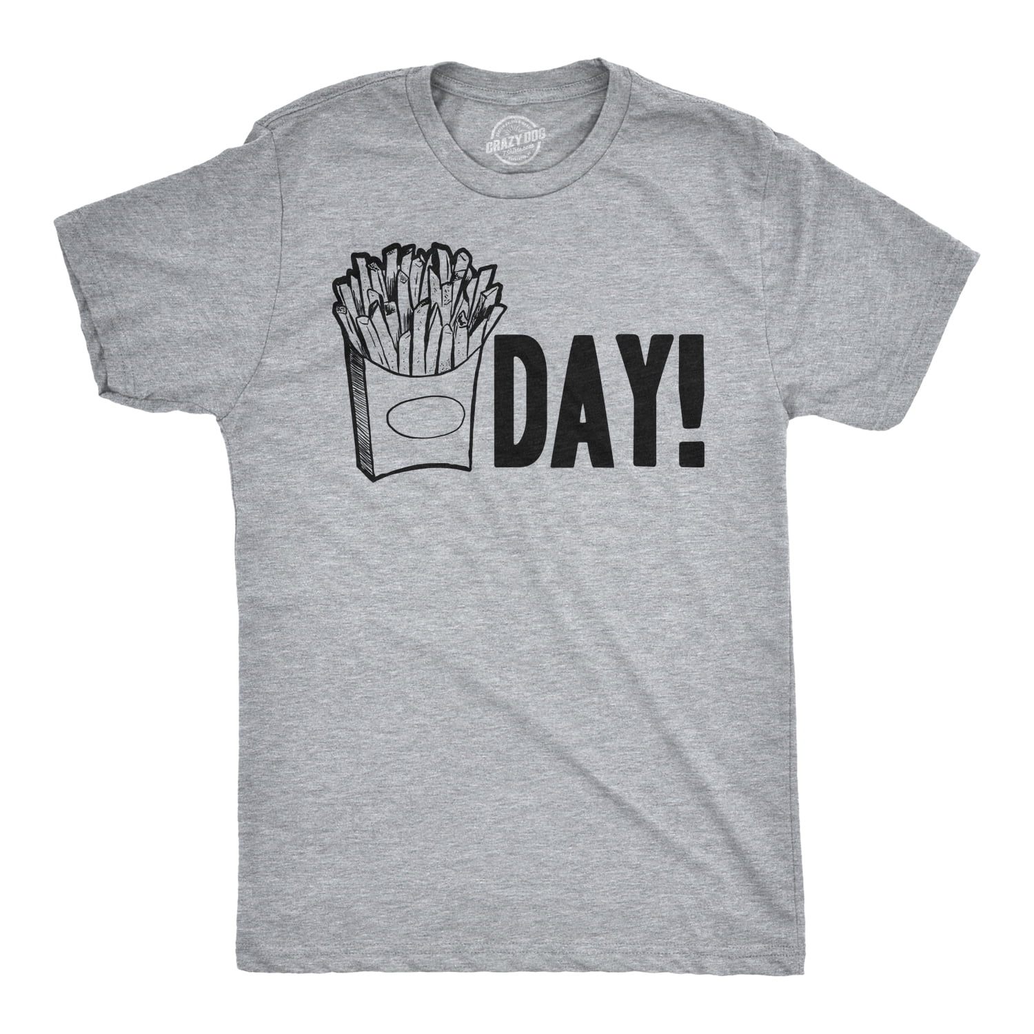 Mens Fry Day Friday T shirt Funny Fast Food French Fry Weekend TGIF Tee ...