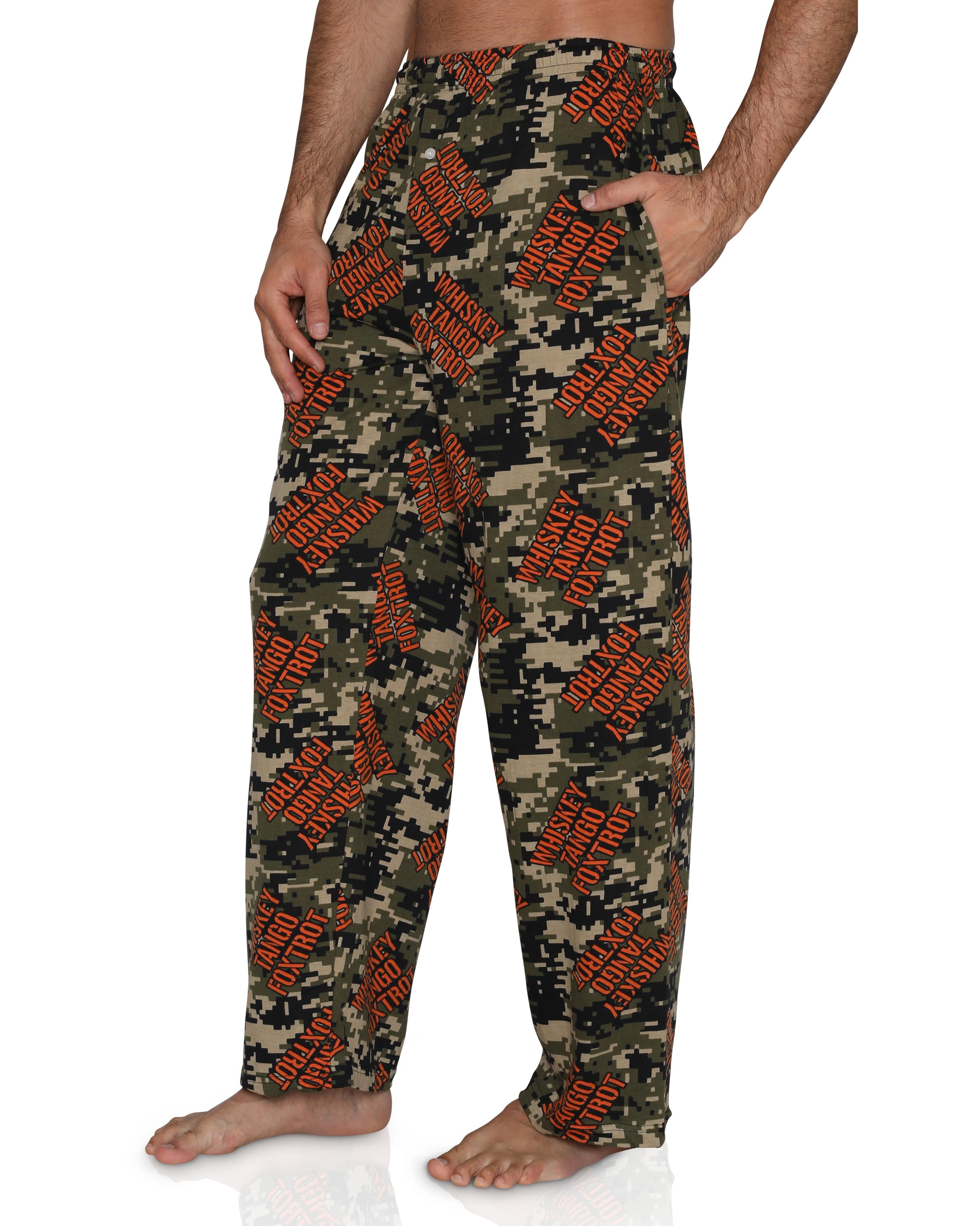 Mens Fun Pants Lounge Pajama Pants Boxers Adult Sleepwear, Whiskey ...