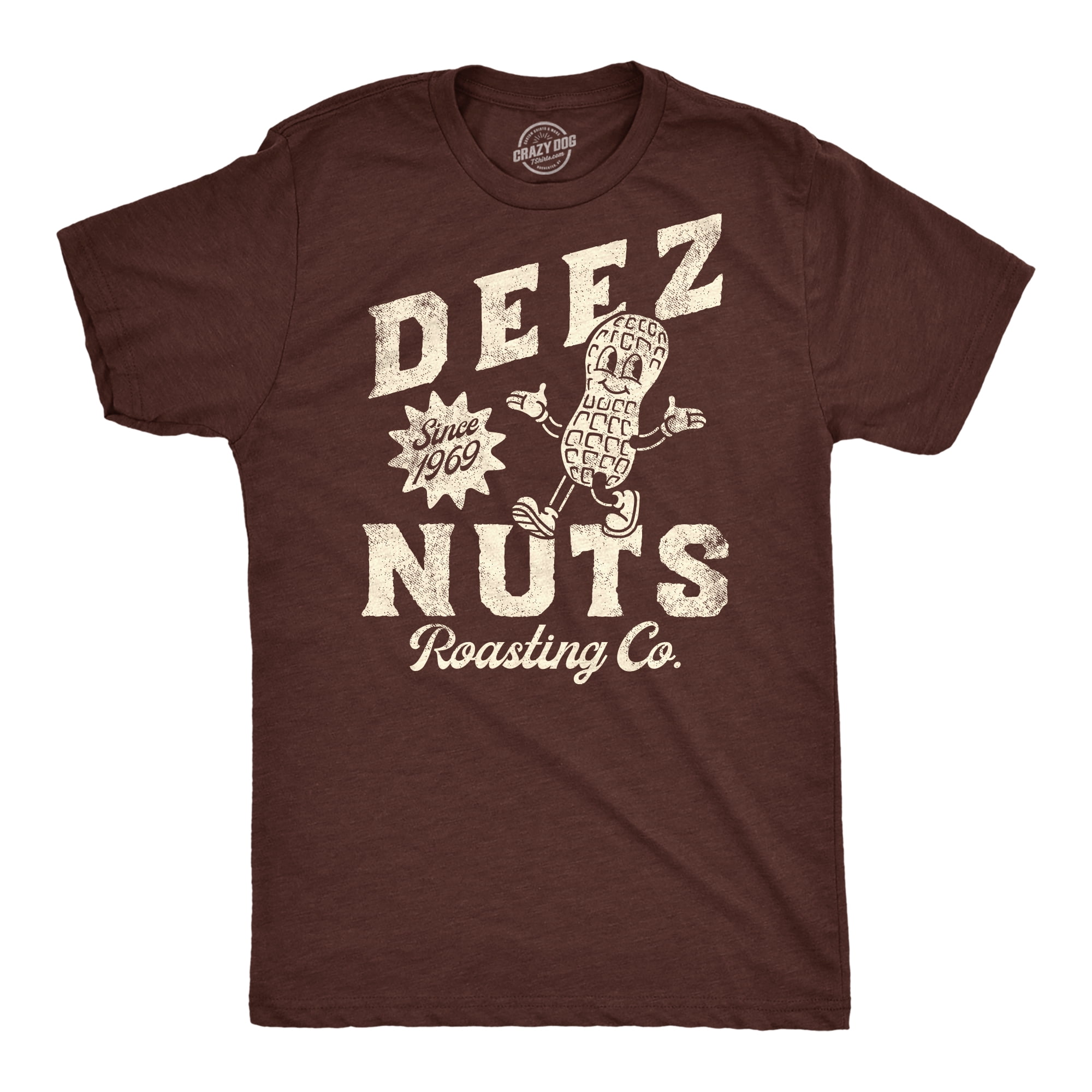Mens Funny T Shirts Deez Nuts Roasting Co Sarcastic Novelty Tee for Men ...