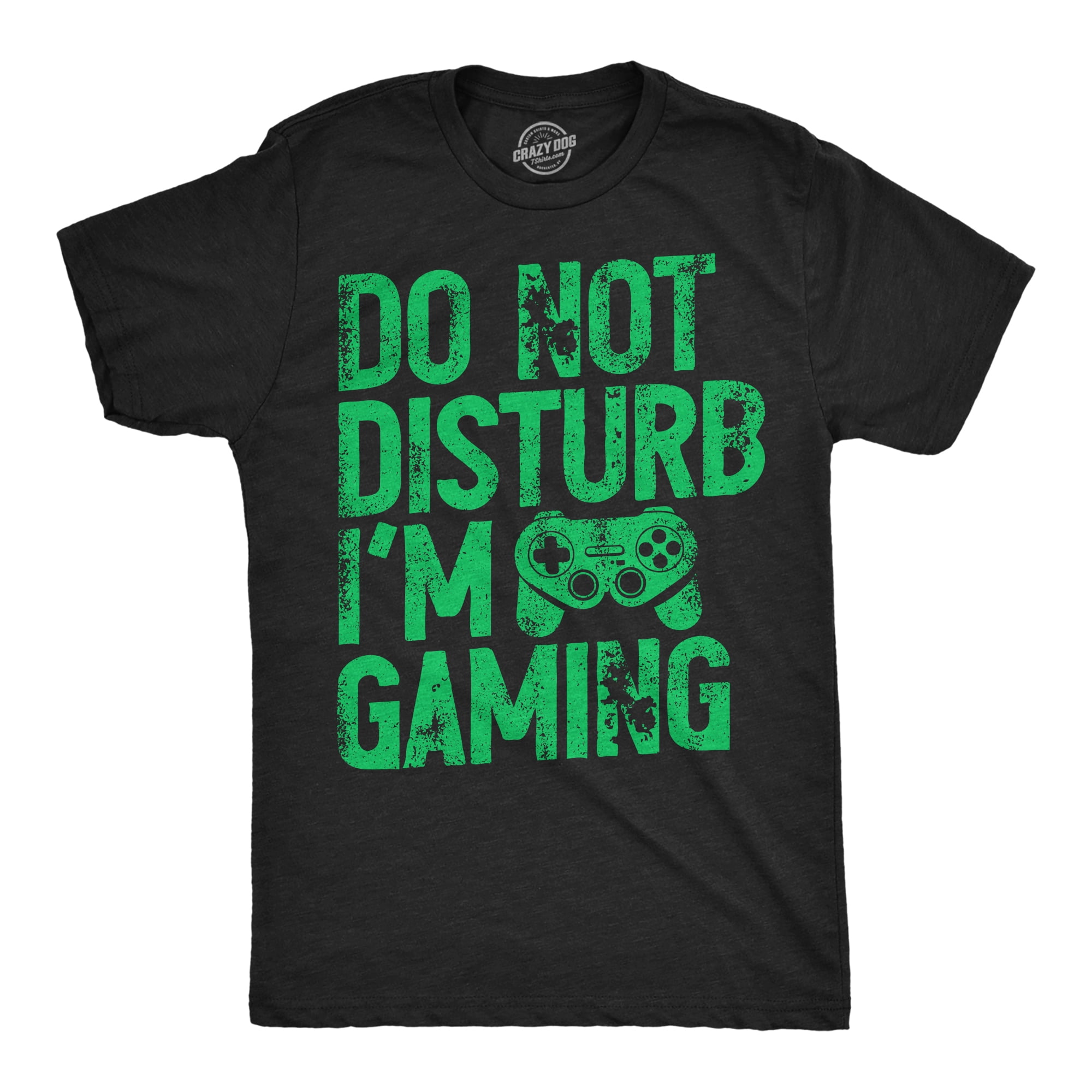Mens Funny T Shirts Do Not Disturb Im Gaming Sarcastic Gamer Graphic ...