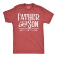 Mens Funny T Shirts Father and Son Baseball Partners for Life Sarcastic ...