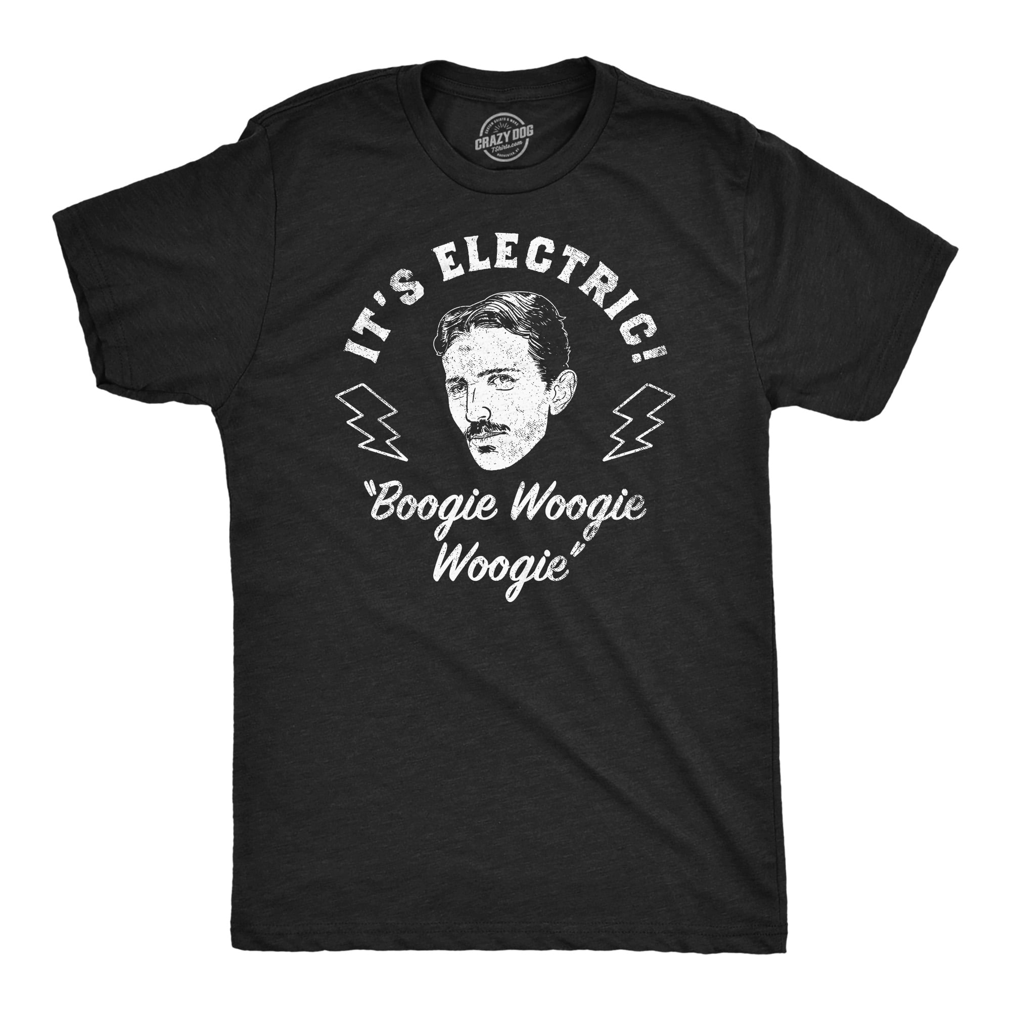 Customer reviews for Mens Funny T Shirts Its Electric Boogie Woogie ...
