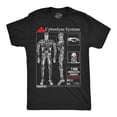 Mens Funny T Shirts T 800 Endoskeleton Schematics Retro Terminator 2 ...