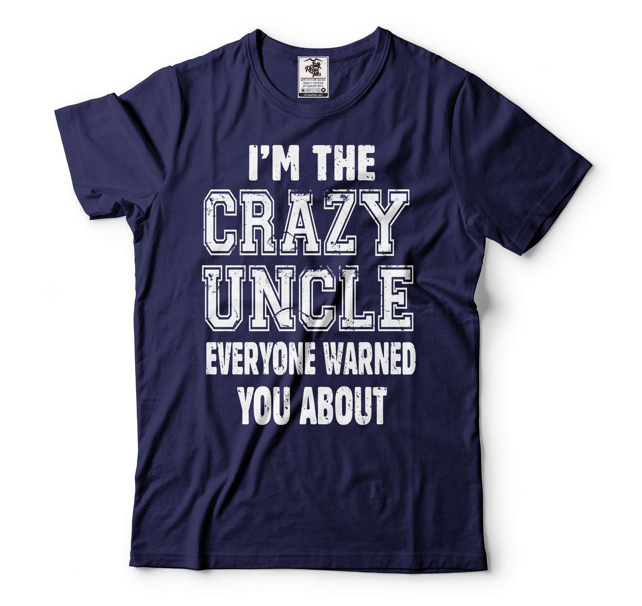 Mens Funny T-shirt Crazy Uncle Shirt Funny Uncle Shirt Fathers Day ...