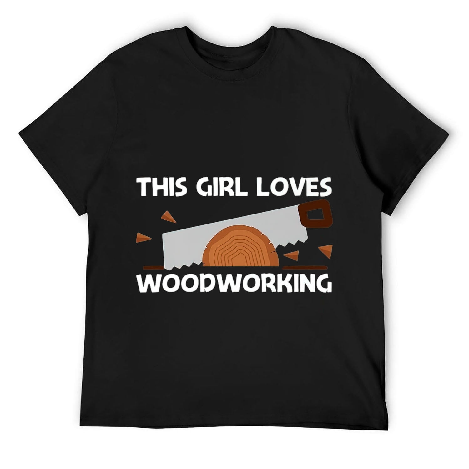 Mens Funny Woodworking Design For Girls Kids Construction Worker T ...