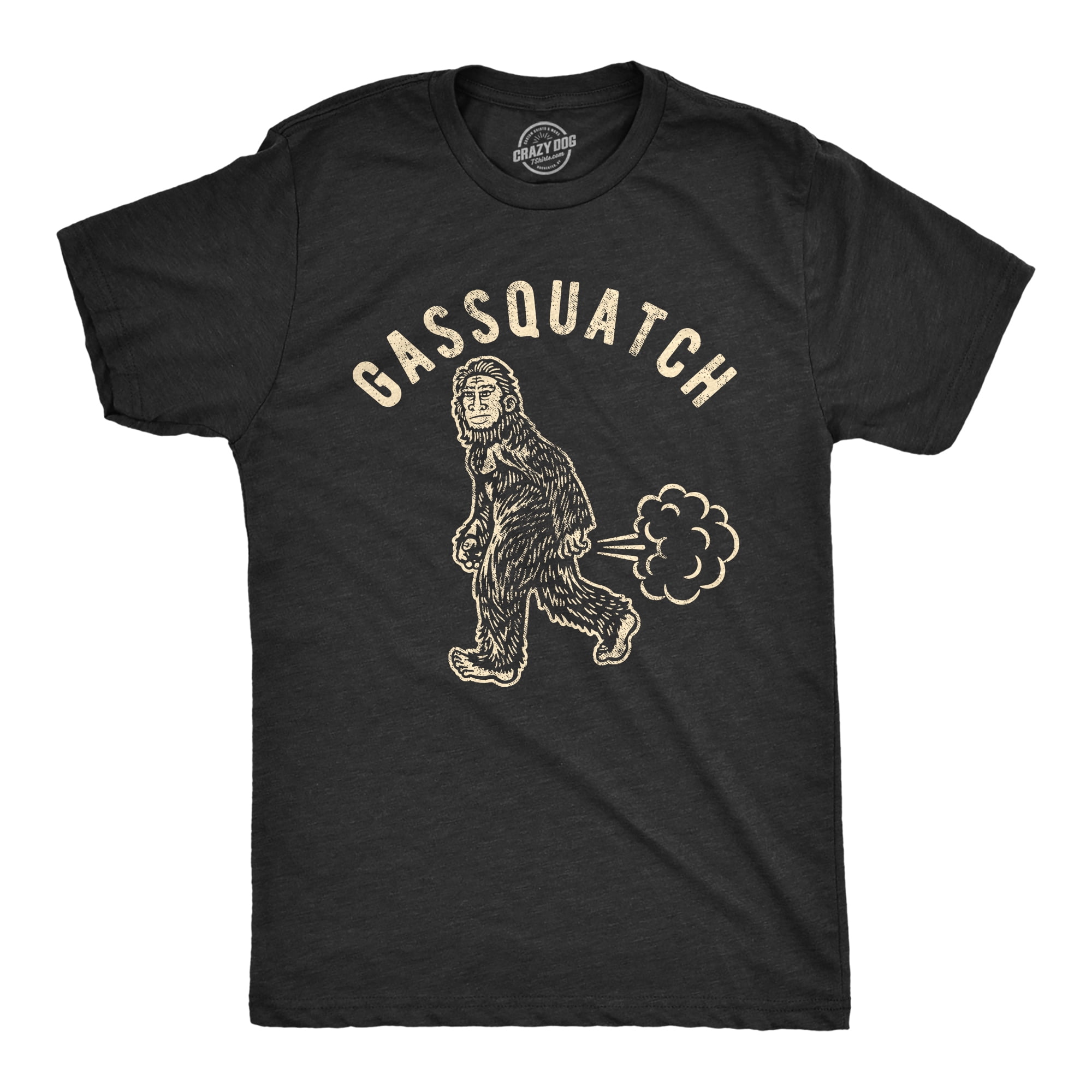 Mens Gassquatch T Shirt Funny Fart Sasquatch Bigfoot Sarcastic Graphic ...