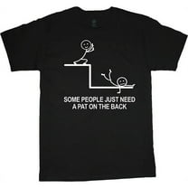 Mens Pull Yourself Together Funny Self Mocking Stick Figure T shirt ...