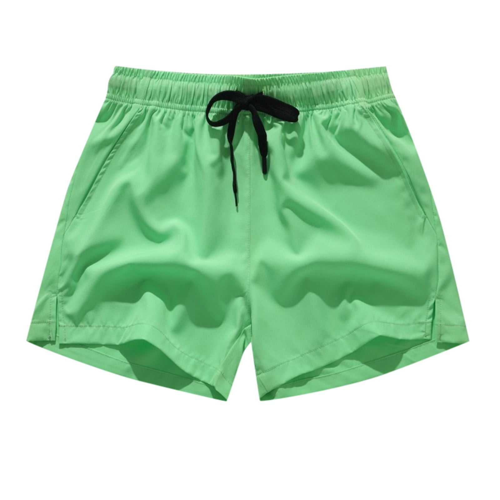 Mens Gym Shorts Swim Trunk with Compression Liner Bathing Suit Casual ...