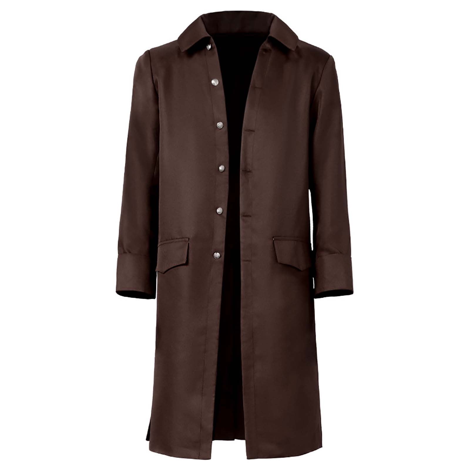 Mens Halloween Steampunk Jackets Vintage Button Down Pirate Costume ...