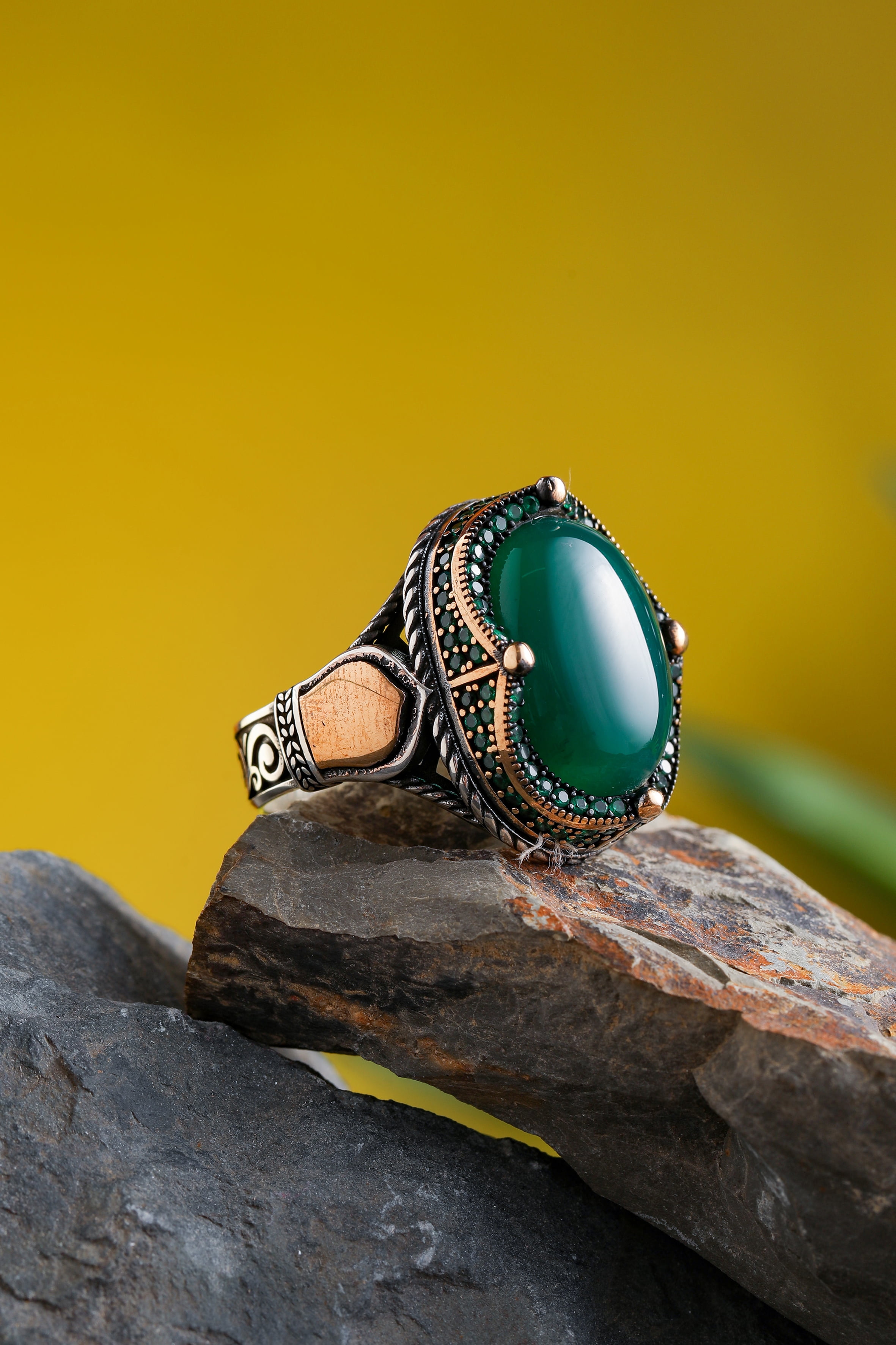 Mens Handmade Ring, Turkish Handmade Silver Men Ring, Ottoman Mens Ring ...